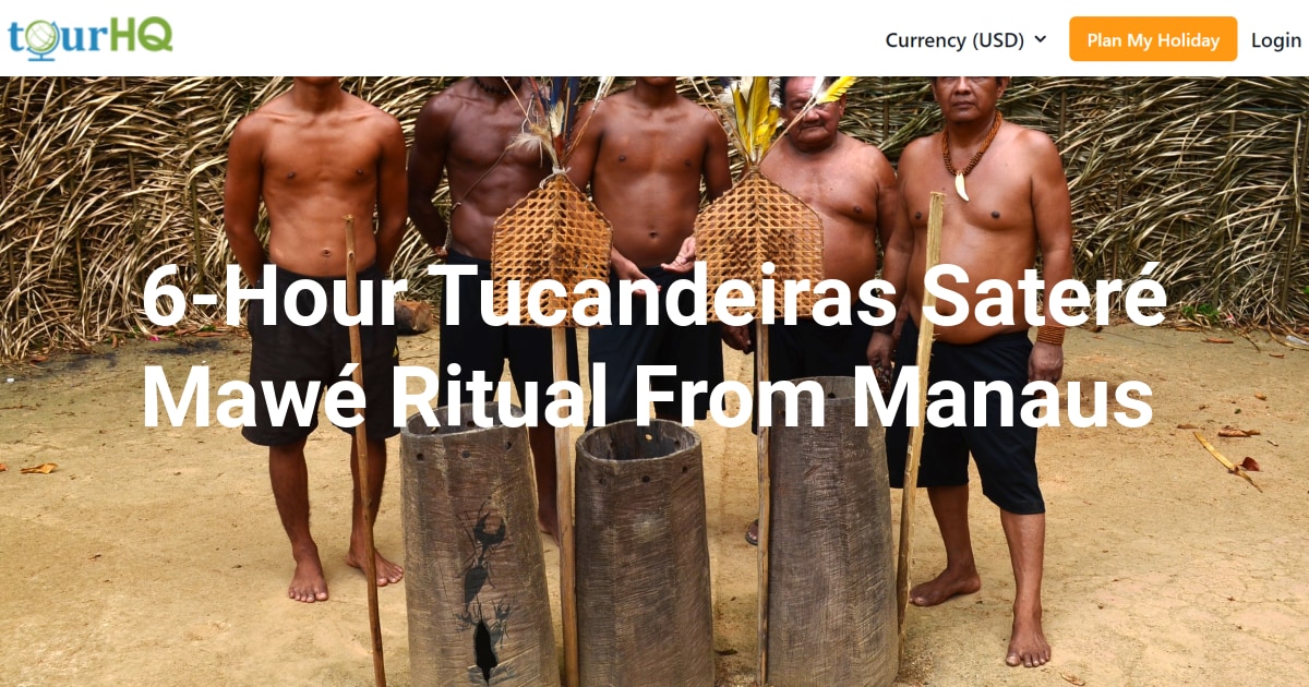 6-Hour Tucandeiras Sateré Mawé Ritual From Manaus
